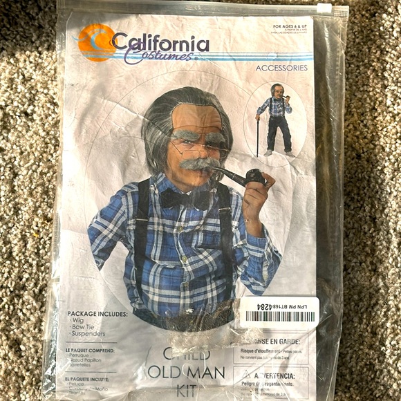 California Costumes | Costumes | Childs Old Man Kit | Poshmark